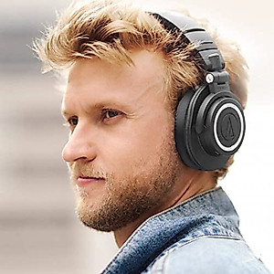 Upgraded M50X Earpads,Cooling Gel Replacement Earpad for Audio-Technica ATH M50X/M40X,HyperX Cloud/Alpha,SteelSeries Arctis,Sony MDR-1ABT/1RBT/1RNC/7506,Turtle Beach Stealth 420X/600 Headphone