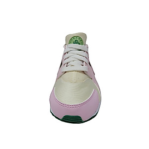 Nike Huarache Run GS Grade School Sneakers, Pink Foam/Malachite-Sesame, 4.5 M US