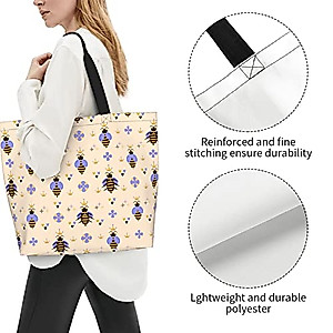 ASYG Queen Shoulder Bag Women Girls Bags Storage Handle Shopping Bag Portable Cute Bag