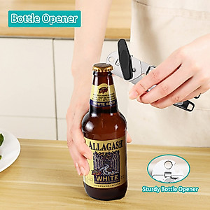 Can Opener Manual, Can Opener Smooth Edge Heavy Duty Can Opener Save Time And Effort For Seniors With Arthritis Hands