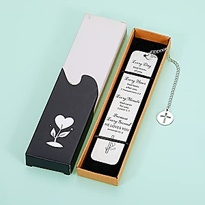 Religious Gifts for Women Men Inspirational Christian Bible Verse Bookmarks Birthday Easter Gifts for Him Her Faith Graduation Thanksgiving Catholic Jewelry Pastor Gifts Christmas Stocking Suffers