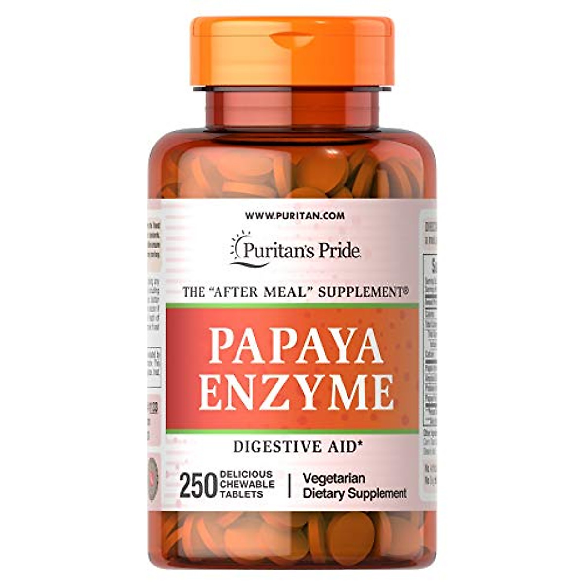 Puritan's Pride Papaya Enzyme-250 Chewables