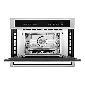 ZLINE 30" 1.6 cu ft. Built-in Convection Microwave Oven in DuraSnow® Stainless Steel with Speed and Sensor Cooking