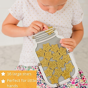 Acrylic Stars for The Star Jar (All Gold (Glitter Stars))