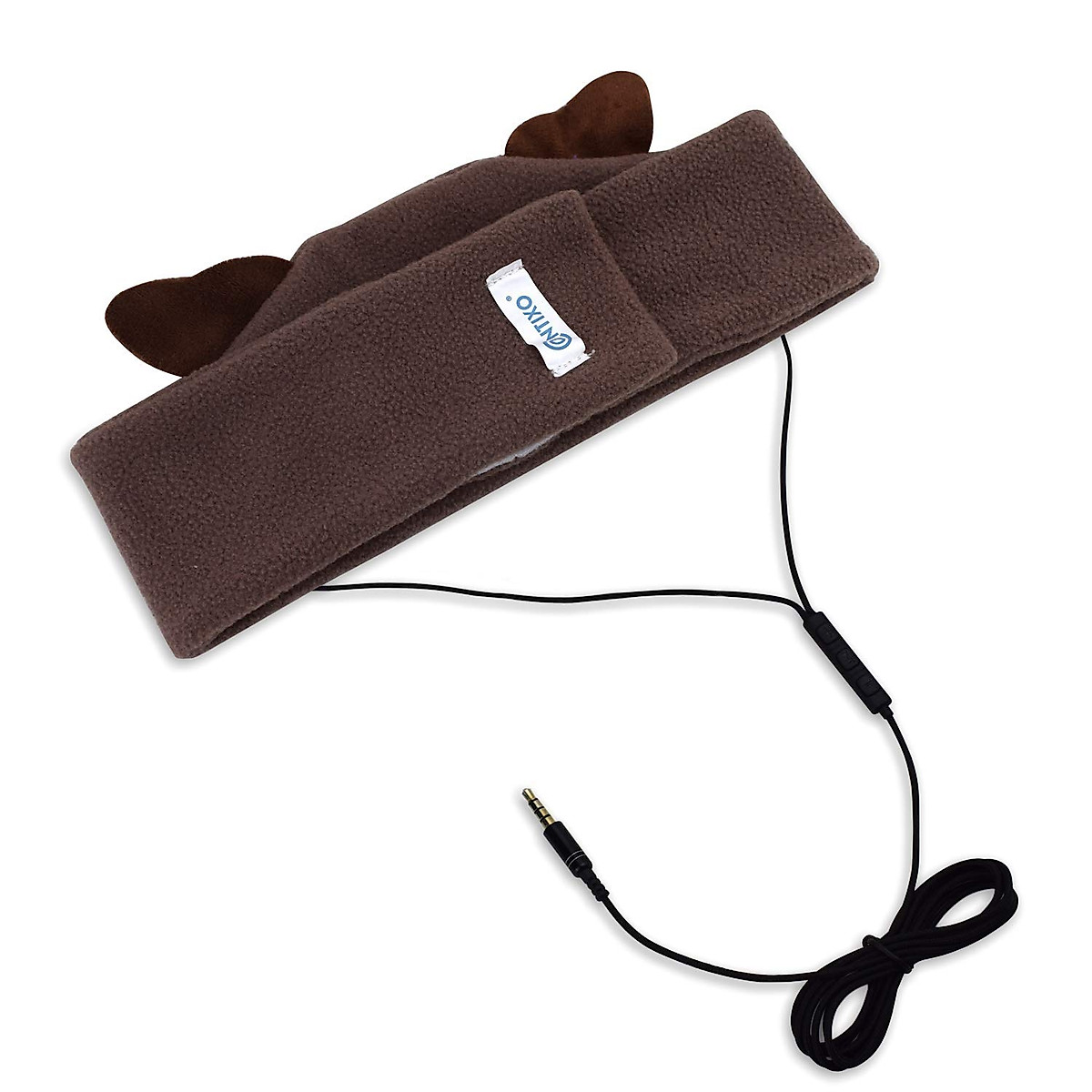 Contixo H1 Kids Headphones, 85dB Volume Limiting with Adjustable Speakers Soft Children Fleece Headband Toddler Headphones for Home and Travel - Animal Character Design, (Dog)