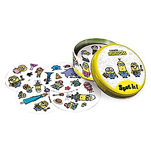 Zygomatic Spot It! Minions - Playful Family Card Game with Beloved Minions Characters! Fun Matching Game for Kids and Adults, Ages 6+, 2-8 Players, 15 Minute Playtime, Made