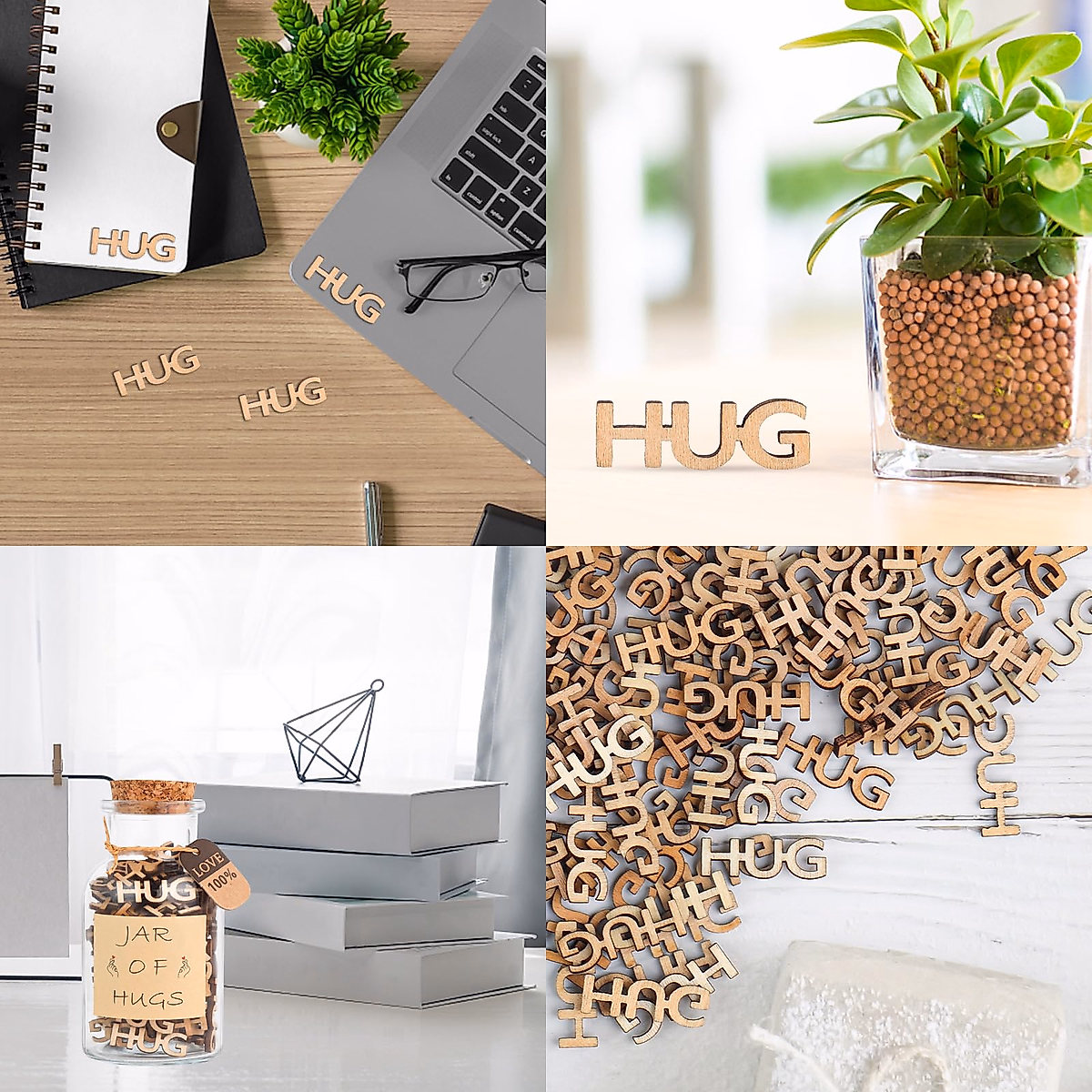 HUG in a Jar(7oz),Hug to Give Funny Gift Birthday Gift Christmas Gift；Hugs Gifts for Friend,Anniversaries Valentines Day. (HUG in a Jar)