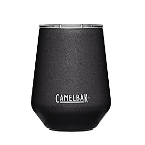 CamelBak Horizon 12 oz Wine Tumbler - Insulated Stainless Steel - Tri-Mode Lid - Black