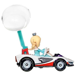 Hot Wheels Mario Kart Die-cast Rosalina P-Wing + Cloud Glider