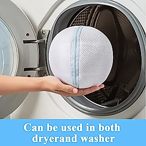 Bra Wash Bags, iDeep 3Pcs Thicken Mesh Lingerie Bra Washing Bag with Zipper for Washing Machine,Bra Laundry Bag for Bras Lingerie, Laundry,Stocking,Underwear and Delicates