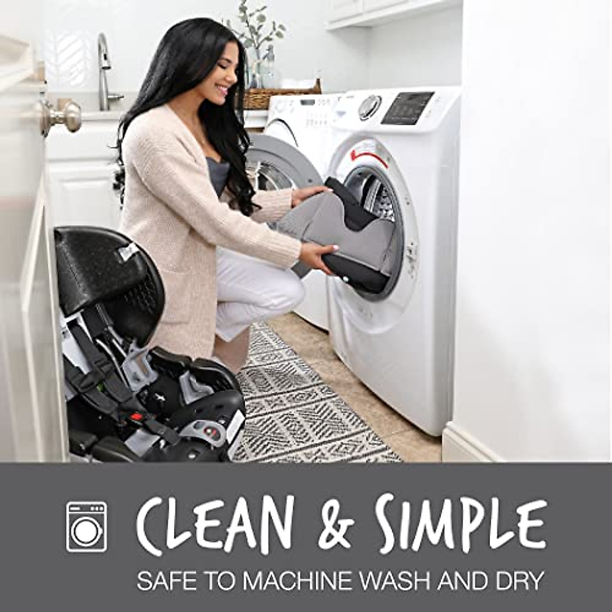 Britax Boulevard Clicktight Convertible Car Seat, Gray Contour SafeWash