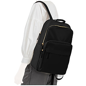 Laptop Backpack Women Teacher Black Backpack Work Computer Backpack with Laptop Compartment College Waterproof Anti Theft Backpack Casual Daypack Business Travel Backpacks for Women Carry On Bag