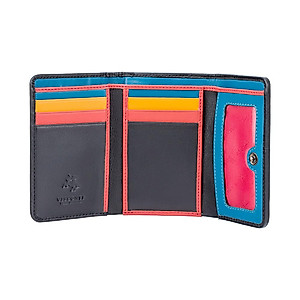 Visconti CHL70 Women's Secure RFID Blocking Leather Trifold Clutch Wallet Purse