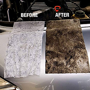 MiracleWipes for Automotive, All Purpose Cleaning Wipes for Hands, Auto Interior, Exterior, Detailing, Removes Grease, Lubricants, Sticky Adhesives, Grime, Dirt, Car Cleaning Supplies - 90 Count