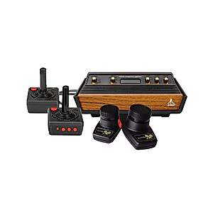 Atari Flashback 12 Gold, Retro Game Console, Built-in 130 Classic Games, Two Joystick and Paddle Controllers, HDMI, PLUG & PLAY on HD TV