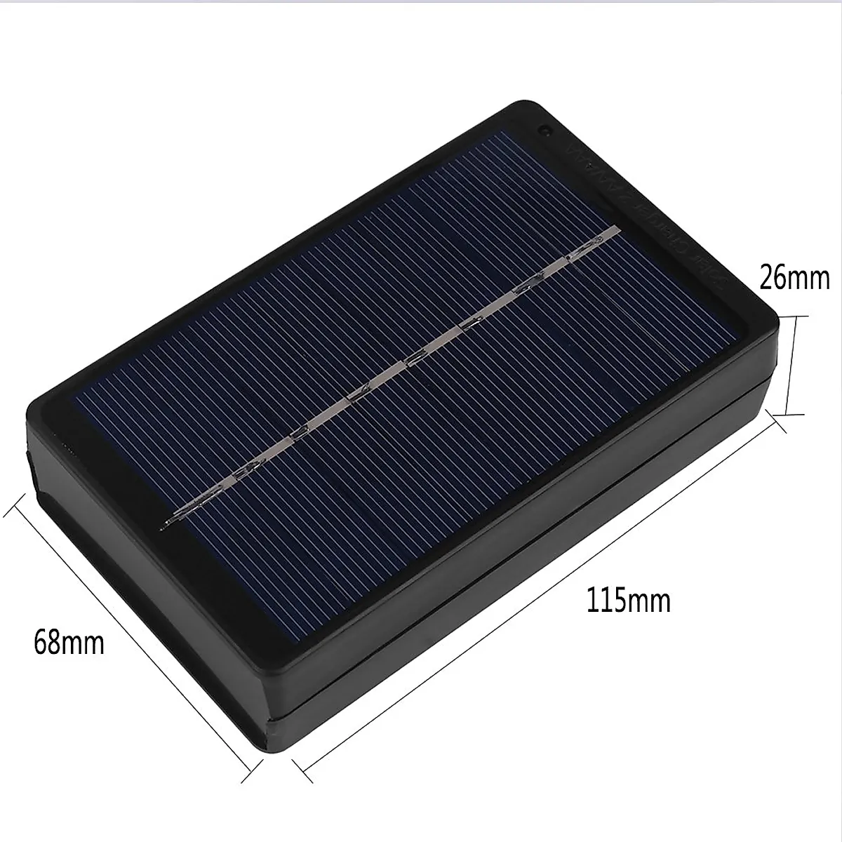 Solar Aa AAA Battery Charger Charging Box 1W 4V Portable Solar Battery Charger for Aa and AAA Batteries Black Solar Battery Charger for Aa Batteries Bank