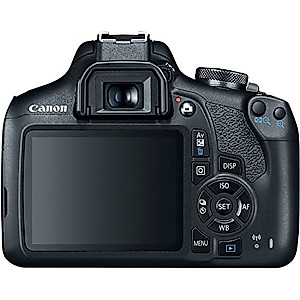 Camera EOS Rebel T7 DSLR w/EF-S 18-55mm F/3.5-5.6 Zoom Lens + Wide Angle Lens + Telephoto Lens + 128GB Memory + Case + Tripod + Filter Kit (37pc Bundle)