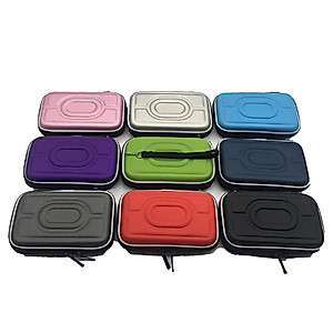 Protective Case Hard Case Carry Cover Bag Pouch Hard Storage Bag with Wrist Strap for Nintendo Gameboy Advance GBA Gameboy Color GBC Black