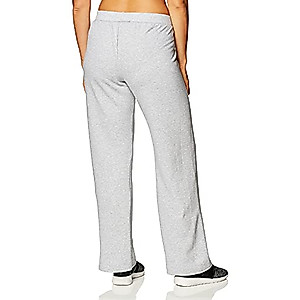 Hanes Women's EcoSmart Open Bottom Leg Sweatpants, Light Steel, Small