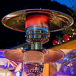 Patio Heaters Outdoor Propane Heater with Cover -87 inch Outdoor Portable Heaters with Wheels -Space Heaters for Garden, Patio, Outdoor, Porch and Pool