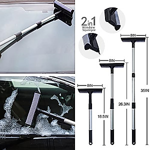 AUTODECO 24Pcs Car Wash Cleaning Tools Kit Car Detailing Set with Canvas Bag Pink Collapsible Bucket Larger Wash Mitt Towels Tire Brush Extendable Window Scraper Complete Interior Car Care Kit