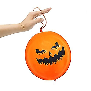18pcs Halloween Punch Ball Balloons Party Favors for Kid Halloween Treats 18 inch Large Punching Balloons Goodie Bag Filler Party Game Supplies