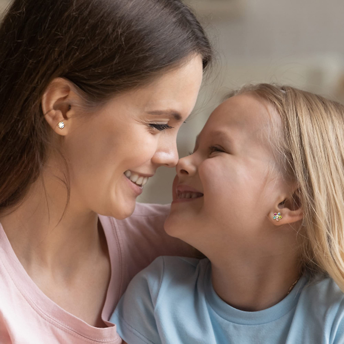 Drperfect 24 Pairs Stainless Steel Stud Earrings Set for Women Men Heart Butterfly Cat Flower Bar Cross Star Moon Snake 20G Cartilage Earrings Hypoallergenic Flatback Earrings Piercing Jewelry