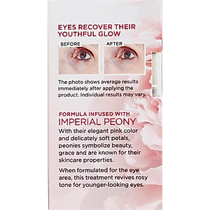 L'Oreal Paris Age Perfect Rosy Tone Anti-Aging Eye Cream, For Dark Circles & Wrinkles .5 oz