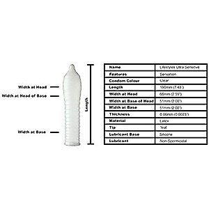 LifeStyles Ultra Sensitive Condoms Bulk 50 per Pack