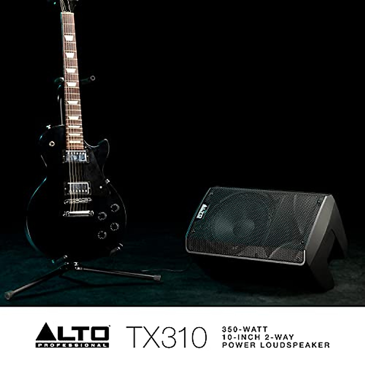 ALTO TX310 – 350W Active PA Speaker with 10" Woofer for Mobile DJ and Musicians, Small Venues, Ceremonies and Sports Events, Black