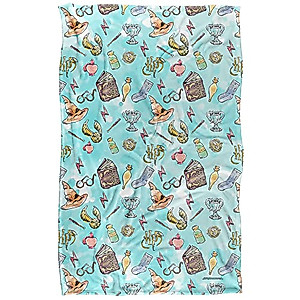 Harry Potter Water Color Pattern Silky Touch Super Soft Throw Blanket 36" x 58",Water Color Pattern