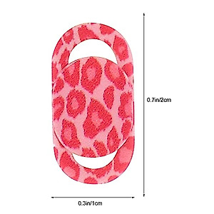 SOLUSTRE 10pcs Slide for Thin Pattern Blocker Ultra Pro Laptop Phone Blockers Camera Slider Privacy Tablet Webcam Cover Leopard Protection