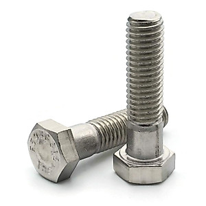 Hex Cap Screws 316 Stainless Steel - 3/8-16 x 2-1/4 Partial Thread Qty-25
