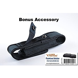 Nitecore MT2A 345 Lumens LED Flashlight w/Bonus Premium Holster - Use 2X AA Batteries