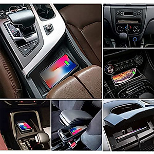 Wireless Charger,LEOSAN Wireless car Charger Charging pad 15w Non Slip qi Fast Charger for car Wireless Phone Charger for Android for iPhone 11/12/13/14 Pro Max Xs,Samsung Galaxy S20, S10+ Note 9，LG