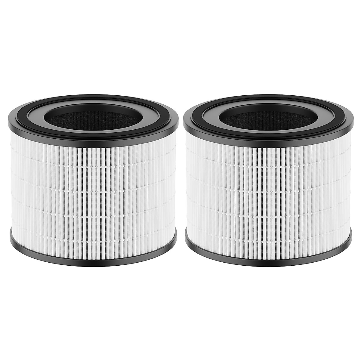 CHAMONNY AP-S0610L Filter Replacement, Compatible with MOO-KA AP-S0610L Air Purifier, 3-in-1 H13 True HEPA Filter and Activated Carbon Filter, 2 Pack
