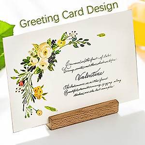 Morld 4 Pack Vintage Rub On Transfers Plant Stickers - 100 Pcs Flower Deco Sticker for Crafts, Wood, Furniture, Fabric, Journaling, Bullet Dairy, Scrapbooking, Planners, Nature Journal