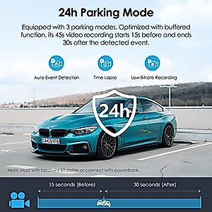 VIOFO A119 Mini Dash Cam 2K 60fps, 5GHz WiFi Dash Camera for Cars, Built-in GPS, HDR Super Night Sensibility, 140° View Angle, Buffered Parking Modes, Emergency Record, Voice Notification
