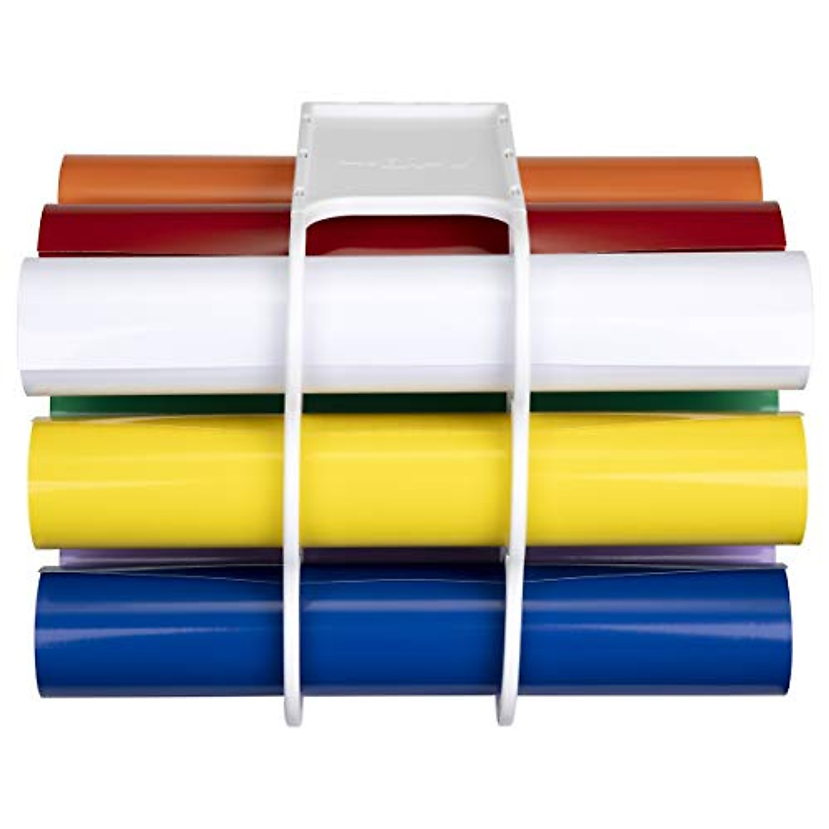 ArtBin 6866AG Mini Vinyl Storage Rack, Organizer up to 9 (5.5") Vinyl Rolls, White, 1 Rack