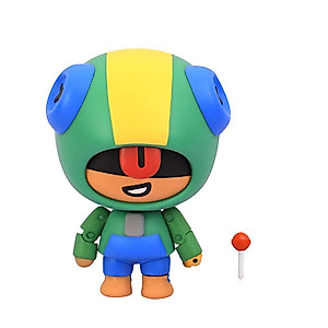 P.M.I. Brawl Stars 4.5" Leon with Lollipop Action Figure - Officially Licensed, Articulated, Gift for Gamers
