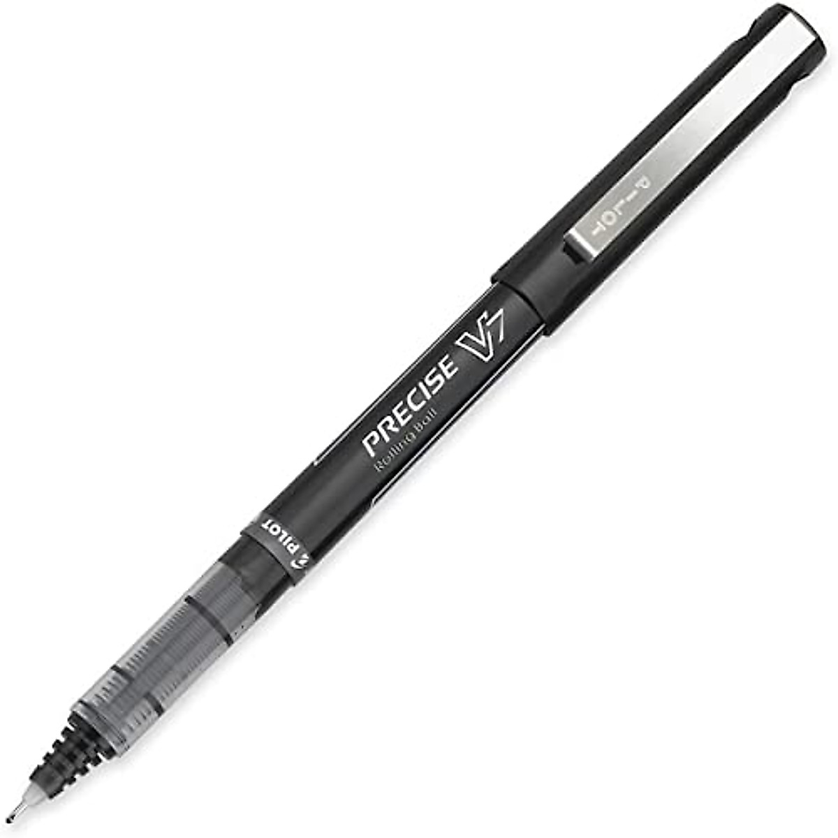 Pilot Precise V7 Stick Rolling Ball Pens Fine Point, Black Ink, 6 Pack