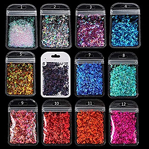for Sparkle English Letters Glitter Sequins for DIY Crystal UV Epoxy Resin Mold Fillings 3D Holographic Nail Art Decorat-8