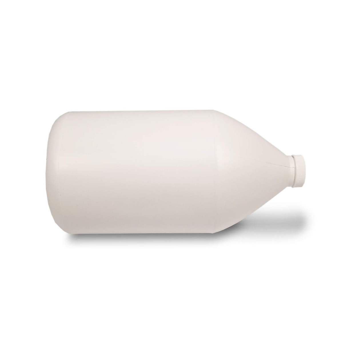Empty HDPE Bottle, Jug Style, 1 gal, Plastic with Lid (White)