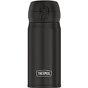 THERMOS 12oz Stainless Steel Direct Drink Bottle, Black