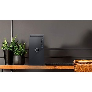 Dell 2021 Newest Inspiron 3000 Desktop Computer, Intel Quad-Core i3-10100 Processor Up to 4.3Ghz, 8GB DDR4 RAM, 1 TB HDD, Wi-Fi, SD Card Reader, HDMI, VGA, Win10 Home, Black