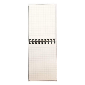 Kokuyo. Softring Memo Business A7, 5mm Grid, 70 Sheets Black (メ-SV477S5-D) - 4 Pack