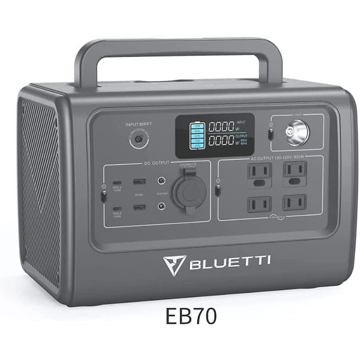 T POWER Car Charger for BLUETTI EB3A EB70 EB70S Rockpals NinjaBatt OKPRO Portable Power Station 200W 250W 300W & 500 Watt Solar Generator Auto ADC Adapter Power Supply