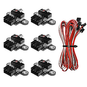 Genmitsu Essential Accessories Kit for CNC Machine 3018PROVer/ 3018PROVer Mach3/ 3018MX3, Includes Emergency Stop, Z-Axis Tool Setting Touch Probe, 6PCS Micro Limit Switches with 1M 3 Pin Cable
