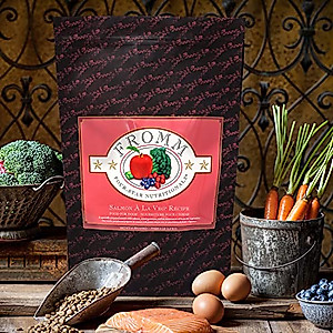 Fromm Four-Star Nutritionals Salmon A La Veg Dog Food - Premium Dry Dog Food - Salmon Recipe - 26 lb