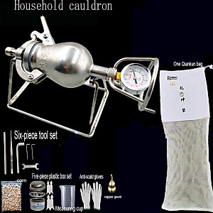 SchAan chinese popcorn maker high pressure popcorn makerTraditional Old-Fashioned Popcorn Machine, Mini Hand Popcorn Machine, Stainless Steel Popcorn Machine